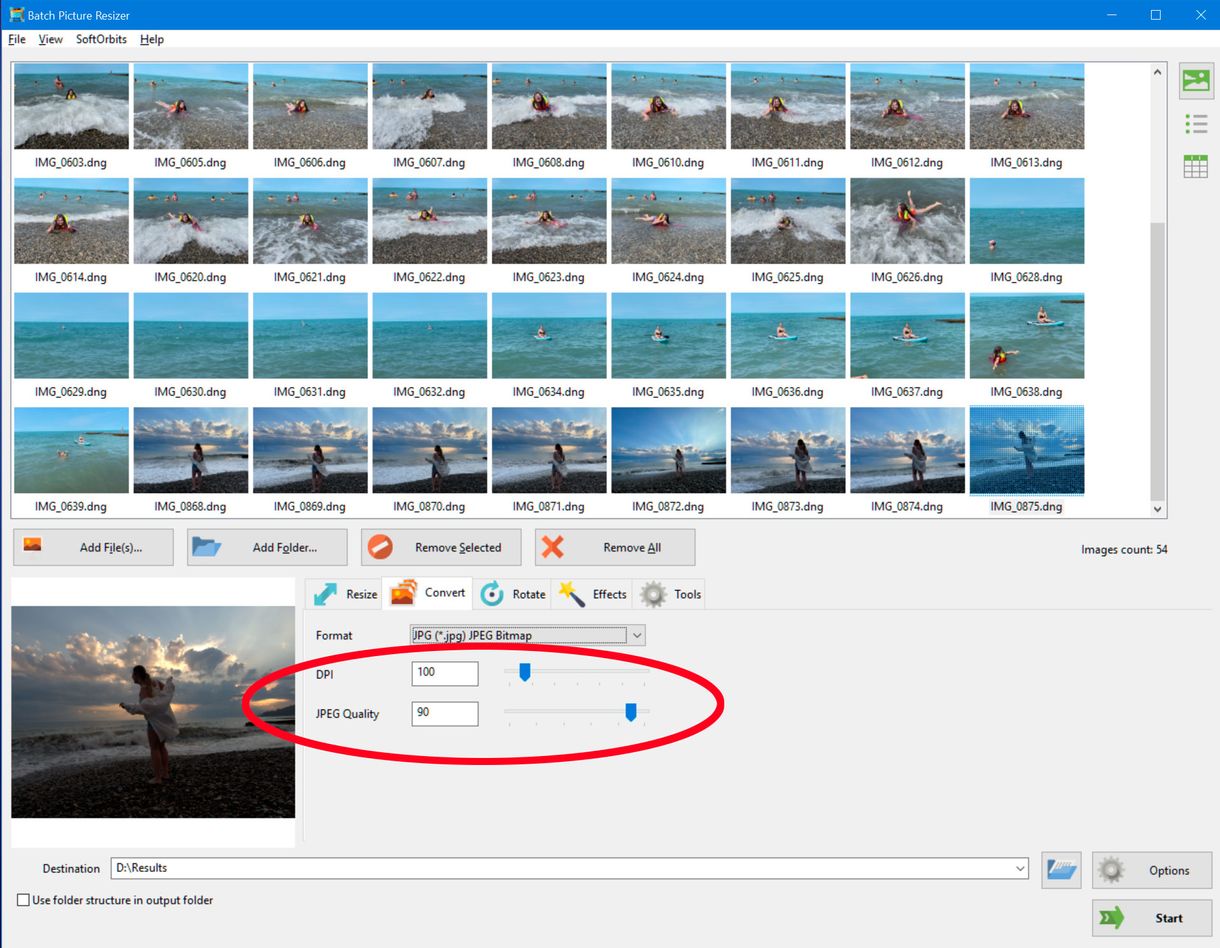 DNG to JPG Converter Software - Free Download - Windows 11, 10
