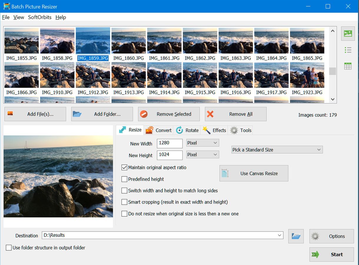 JPG Image Resizer Software - Free Download, Windows 11, 10
