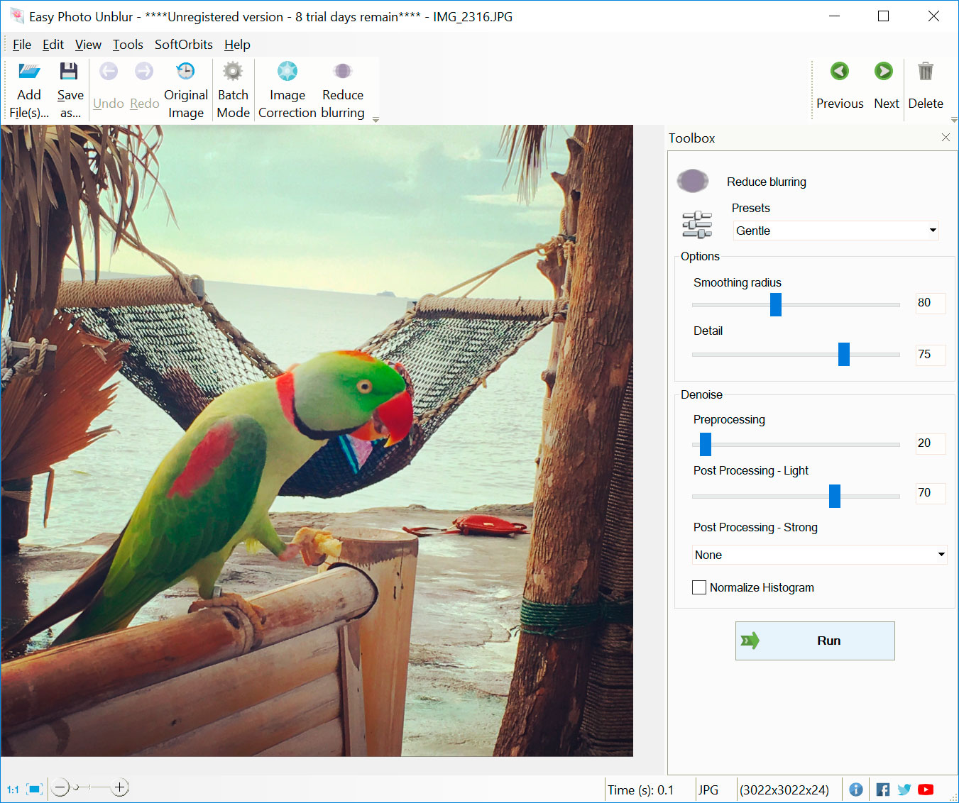 Blur Image To Clear Image Converter Software: Free Download