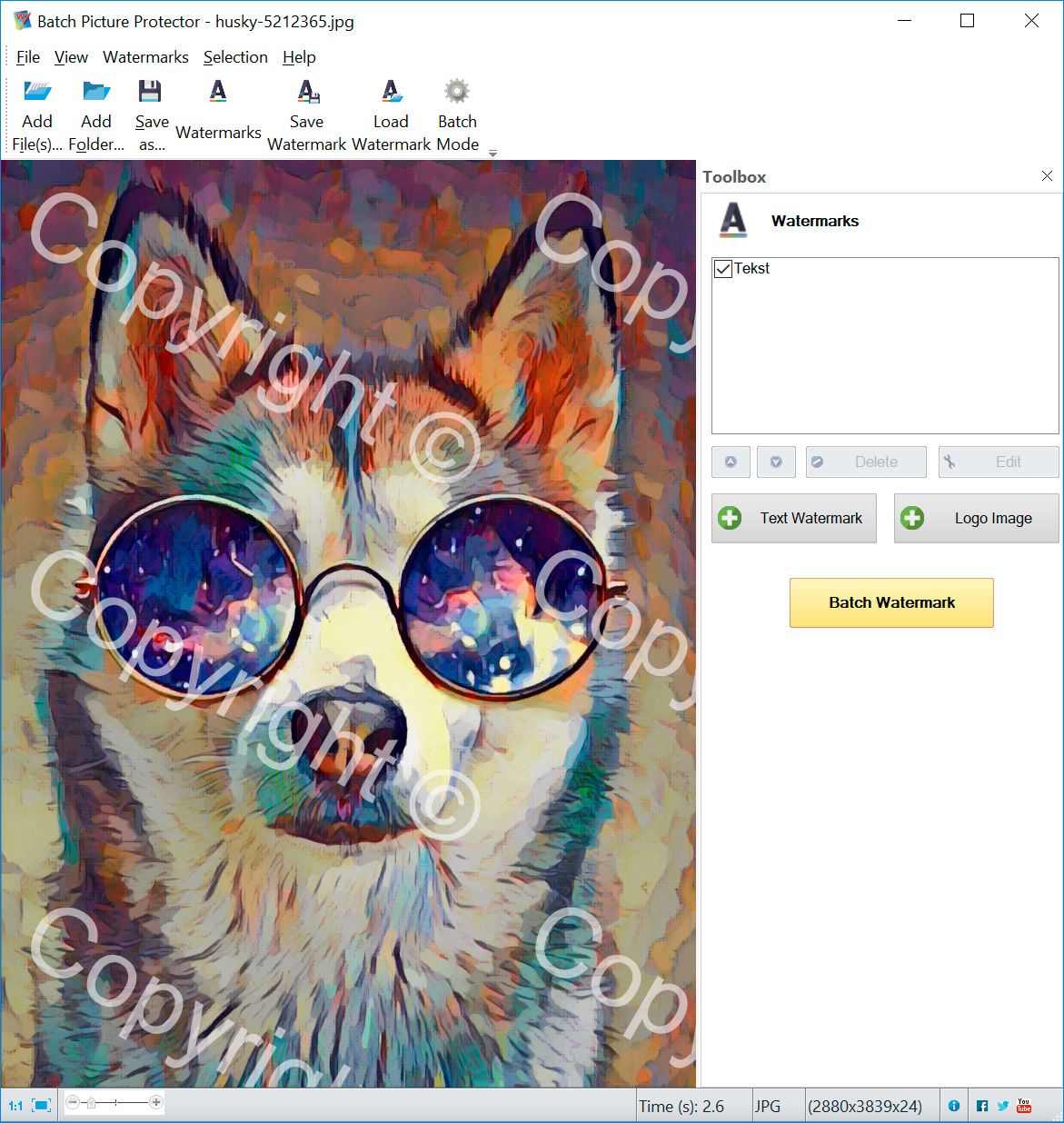Batch Watermark Software For PC - Free Download