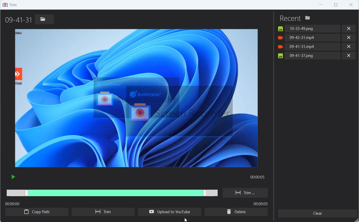 SoftOrbits Screen Recorder for Windows 11 - Free Download