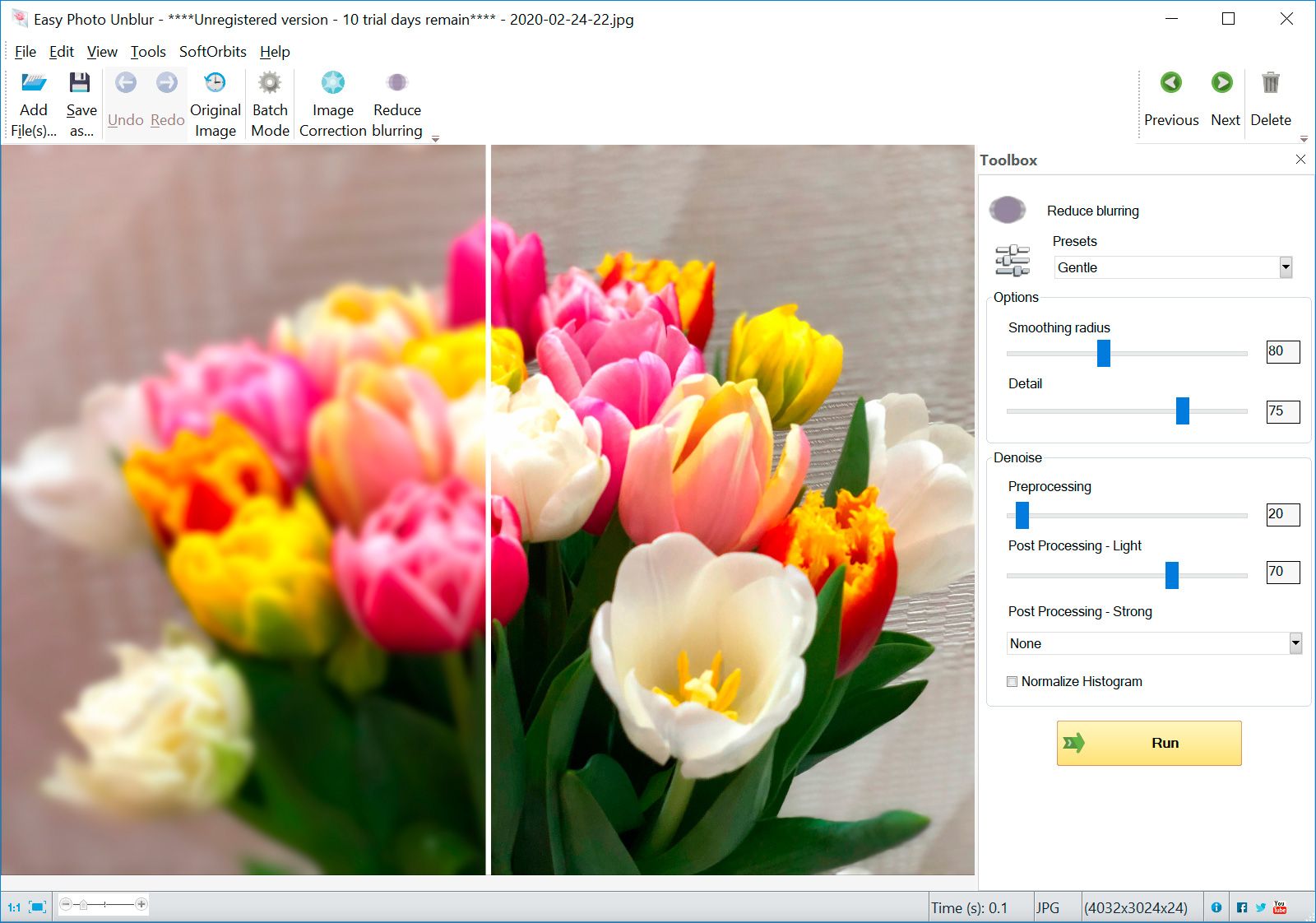 Easy Photo Deblur Software - Free Download
